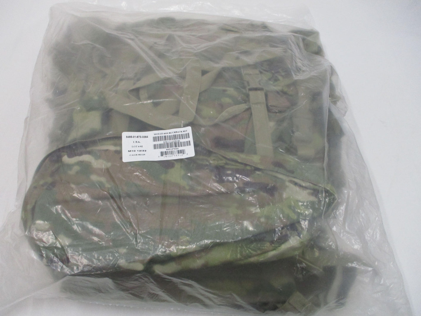 USGI ARMY OCP LARGE MOLLE II RUCKSACK 4000 MULTICAM FIELD PACK w FRAME ...