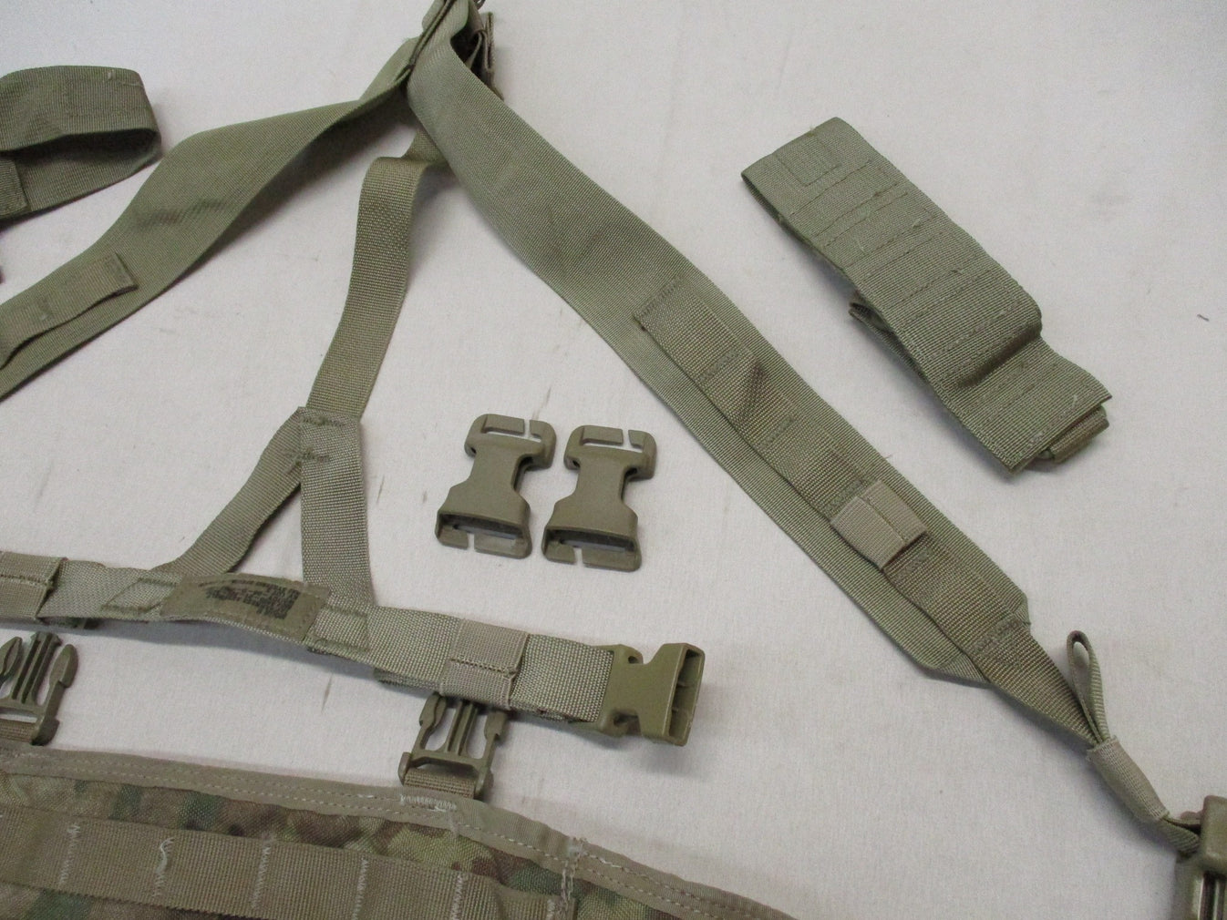 US Army Issue Chest Rig MOLLE Tactical Panel TAP Shoulder Harness ...