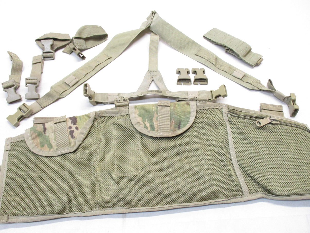 US Army Issue Chest Rig MOLLE Tactical Panel TAP Shoulder Harness ...
